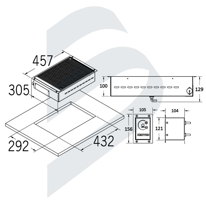GRILL WITH REMOTE CONTROL